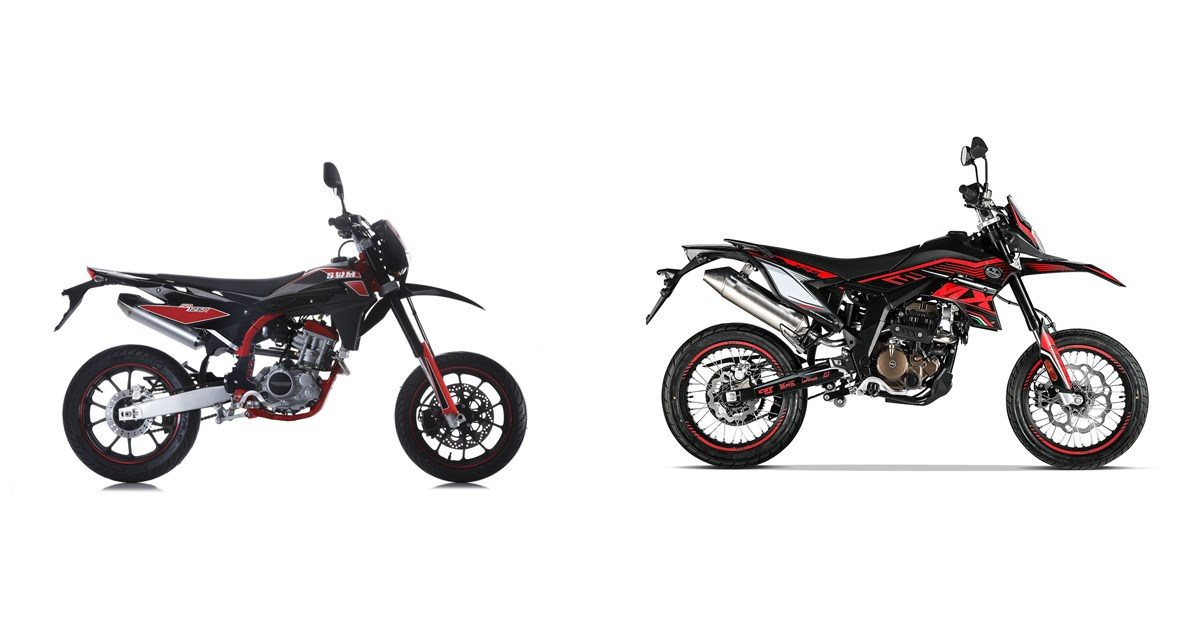 Motorrad Vergleich SWM SM 125 R 2017 vs. FB Mondial SMX 125i Supermoto 2022