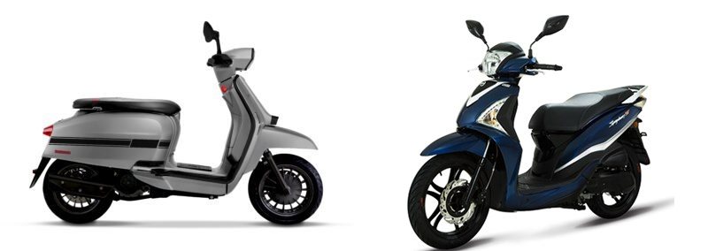 Motorrad Vergleich Lambretta V125 Special 2022 vs. Sym Symphony ST 125 2022