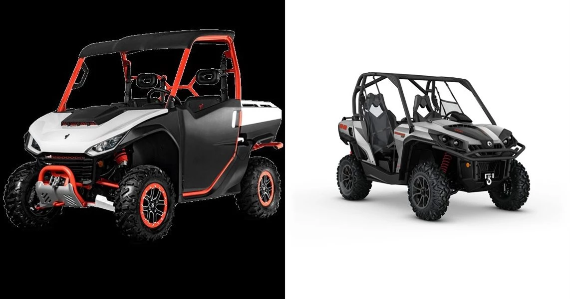 Motorrad Vergleich Segway Fugleman UT10 2021 vs. Can-Am COMMANDER 1000 ...
