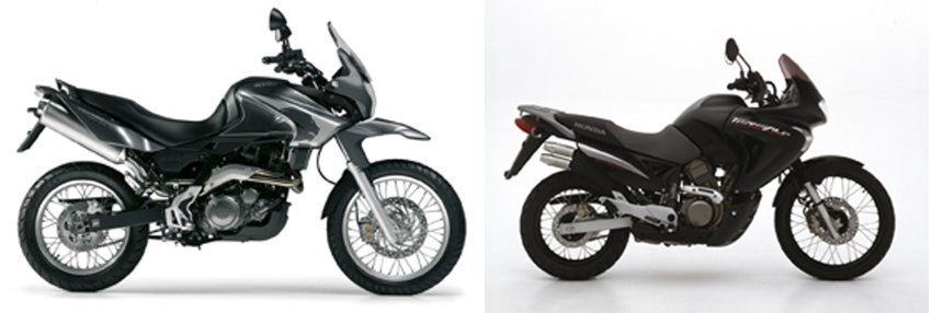 Motorrad Vergleich Aprilia Pegaso 650 Trail 2006 vs. Honda XL 650V ...