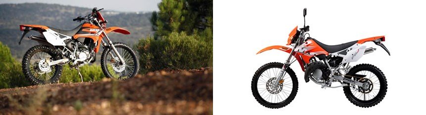 Motorrad Vergleich Motorhispania Furia MAX Cross 2009 vs. Motorhispania ...