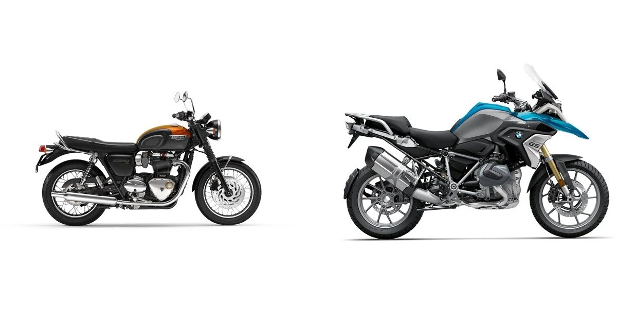 Triumph Bonneville T120 2020 vs BMW R 1250 GS 2020