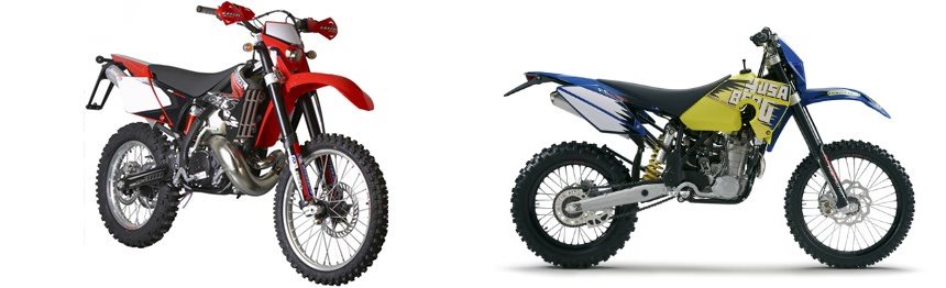 Motorrad Vergleich GASGAS EC 300 2009 vs. Husaberg FE 450 E 2008