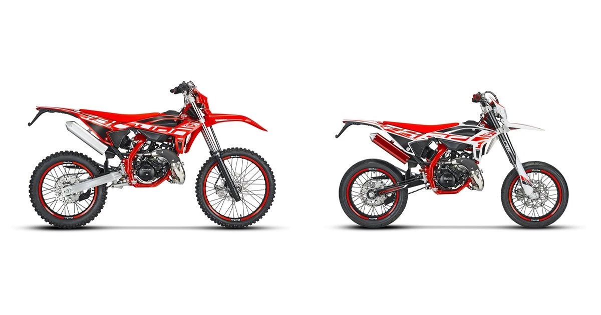 Motorrad Vergleich Beta RR 2T 50 Sport 2023 vs. Beta RR 50 Motard Track ...