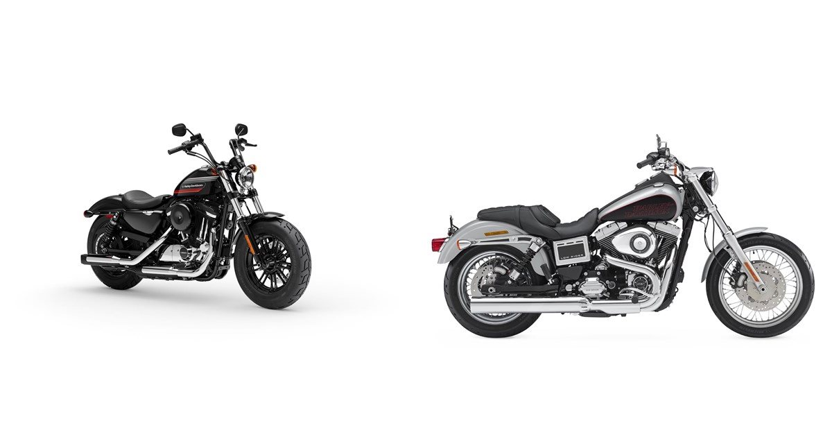 Motorrad Vergleich Harley-Davidson Sportster XL 1200XS Forty-Eight ...