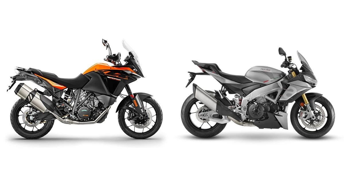 Motorrad Vergleich KTM 1090 Adventure 2017 vs. Aprilia Tuono V4 1100 2021