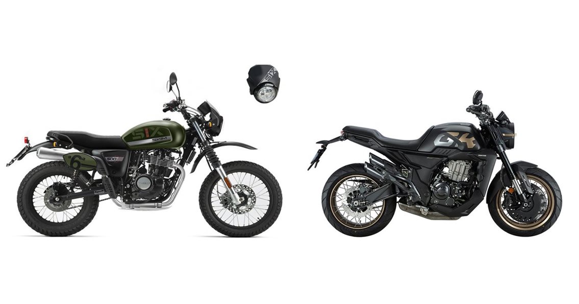 Motorrad Vergleich SWM Six Days 500 2022 vs. Zontes 350 GK 2022