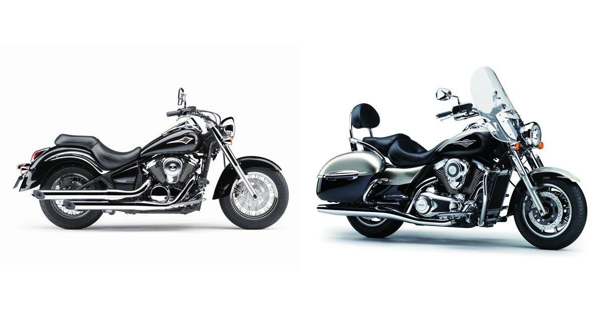 Motorrad Vergleich Kawasaki Vulcan 900 Classic 2015 vs. Kawasaki Vulcan ...
