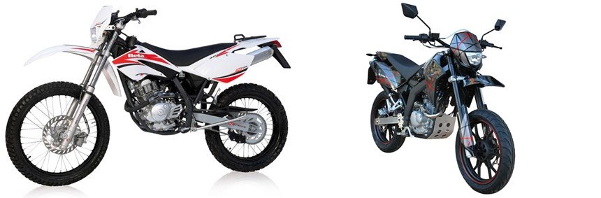 Motorrad Vergleich Beta RE 125 4T 2009 vs. Sachs ZZ 125 2018
