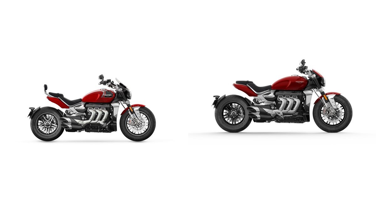 Triumph Rocket 3 GT 2023 vs Triumph Rocket 3 R 2022