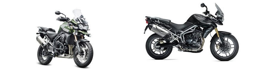 Motorrad Vergleich Triumph Tiger Explorer XC 2014 vs. Triumph Tiger 800 ...