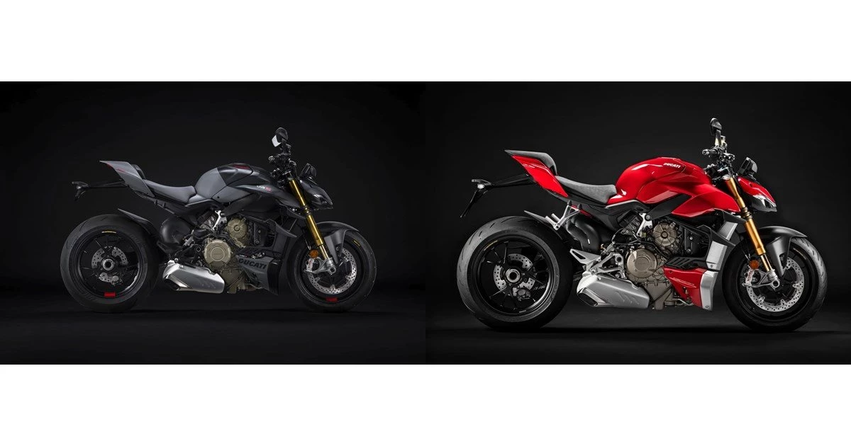 Motorrad Vergleich Ducati Streetfighter V4 S 2023 vs. Ducati Streetfighter V4 S 2020