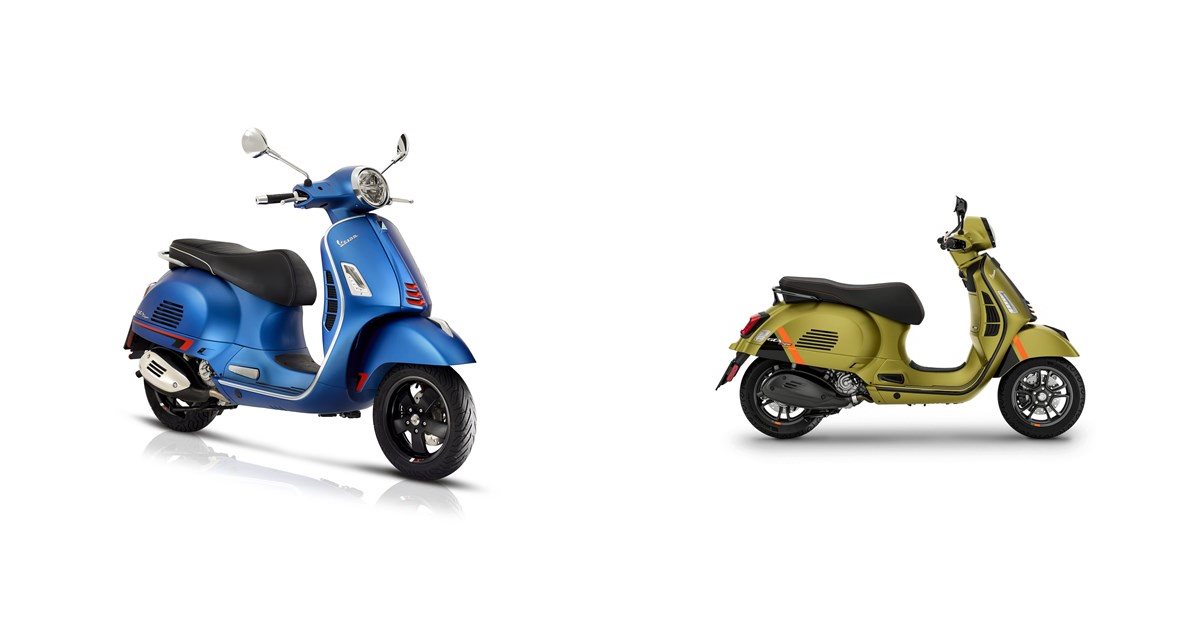 Motorrad Vergleich Vespa GTS 300 hpe Super Sport 2019 vs. Vespa GTS 300 Super Sport 2023