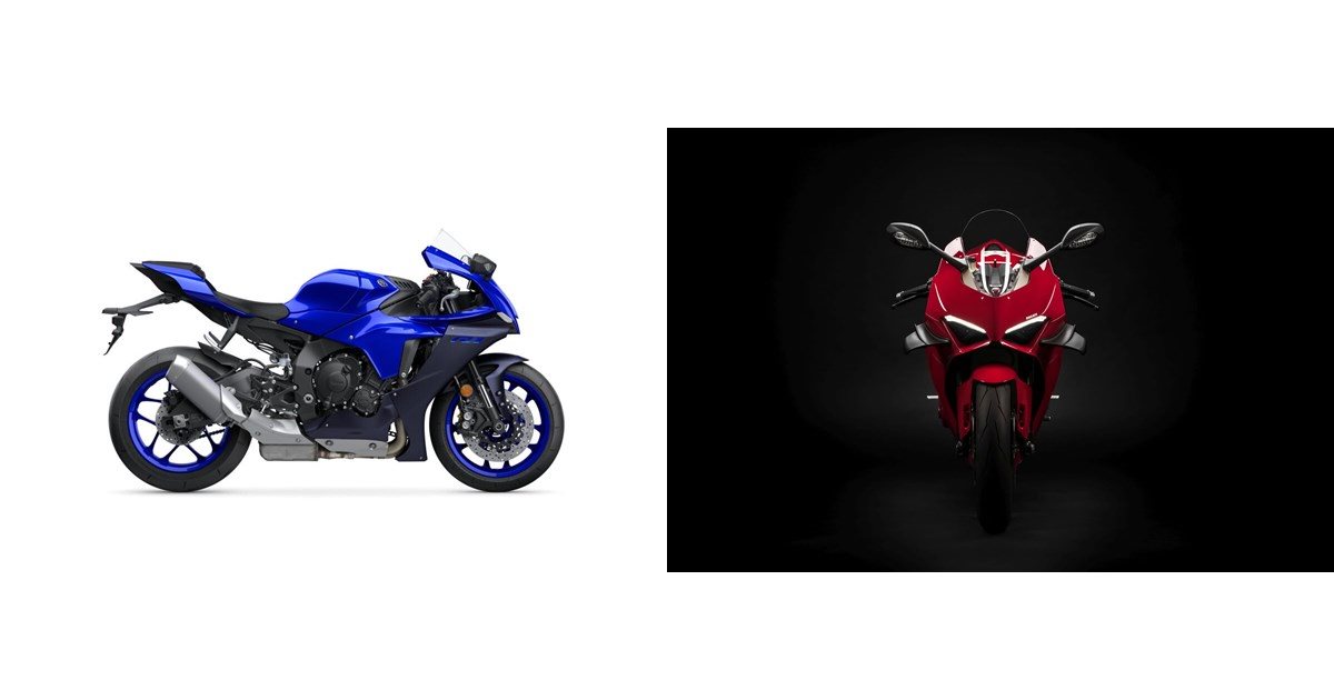 Yamaha R1 2022 vs Ducati Panigale V4 2020