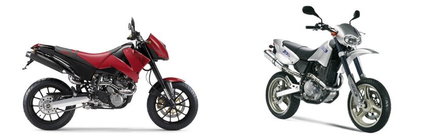 KTM 640 Duke 2 2005 vs CCM R30 2005