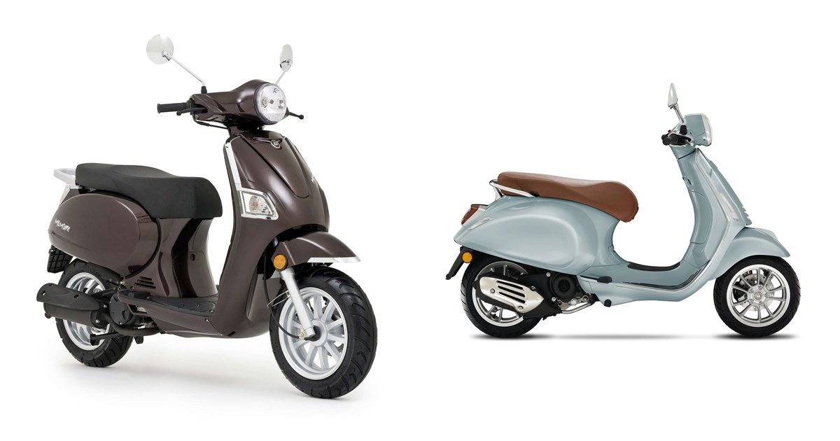 Motorrad Vergleich Beeline Memory 50 2014 vs. Vespa Primavera 50 4T 2021