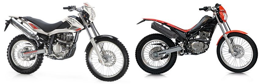 Motorrad Vergleich Beta Alp 4.0 2009 vs. Beta Alp 200 2009