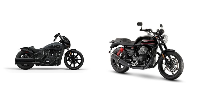 Motorrad Vergleich Indian Scout Rogue 2022 vs. Moto Guzzi V7 Stone ...