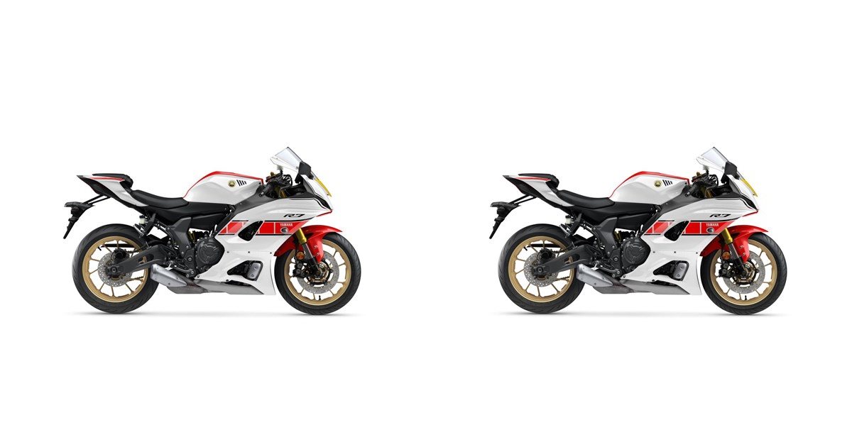 Motorrad Vergleich Yamaha R7 World GP 60th Anniversary 2022 vs. Yamaha ...