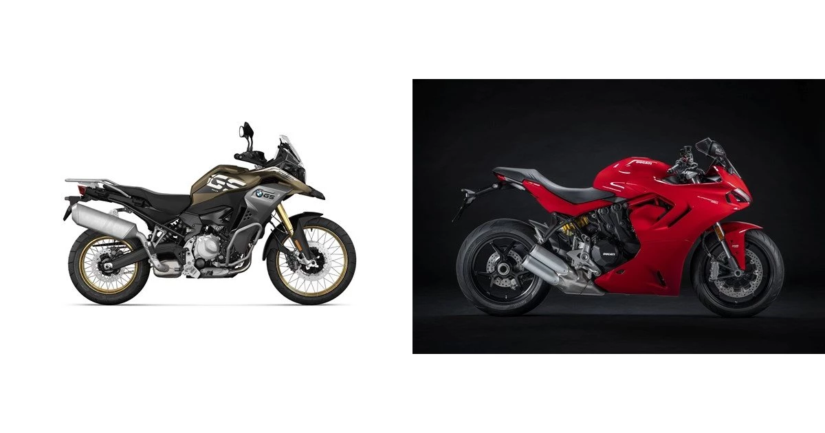 Motorrad Vergleich BMW F 850 GS Adventure 2023 vs. Ducati SuperSport ...