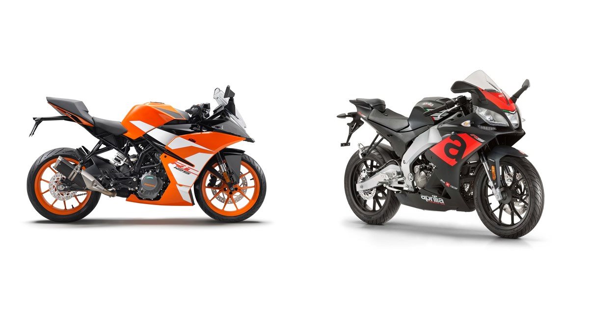 Motorrad Vergleich KTM RC 125 2018 vs. Aprilia RS 125 ABS 2019