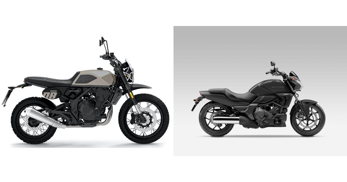 Motorrad Vergleich Brixton Crossfire 500XC 2022 vs. Honda CTX 700 N 2014