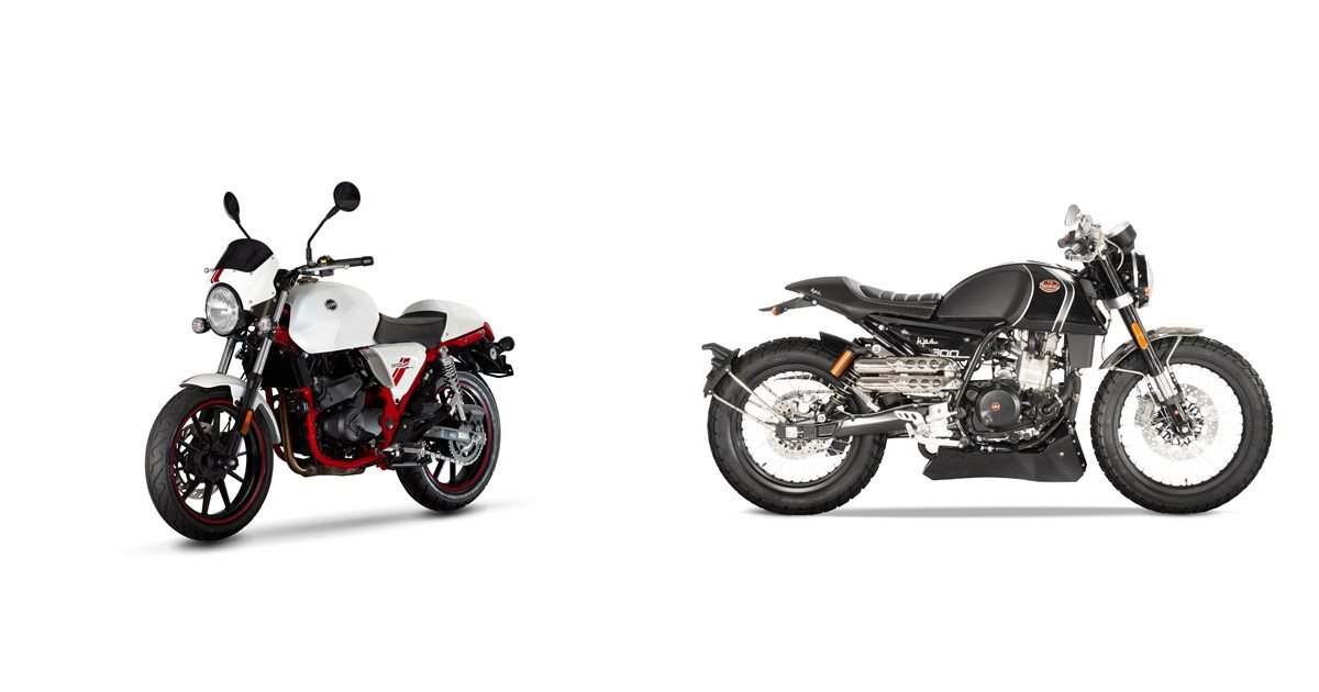 Motorrad Vergleich Sym Wolf CR 300i 2021 vs. FB Mondial HPS 300 2021