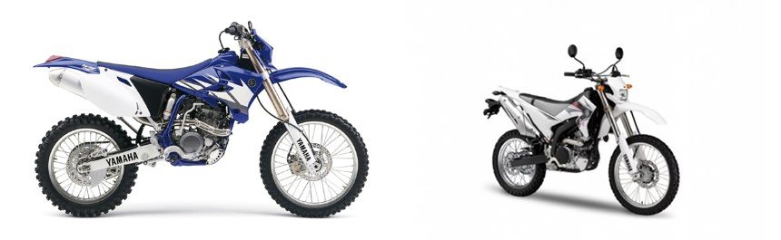 Motorrad Vergleich Yamaha WR250F 2007 vs. Yamaha WR 250R 2010