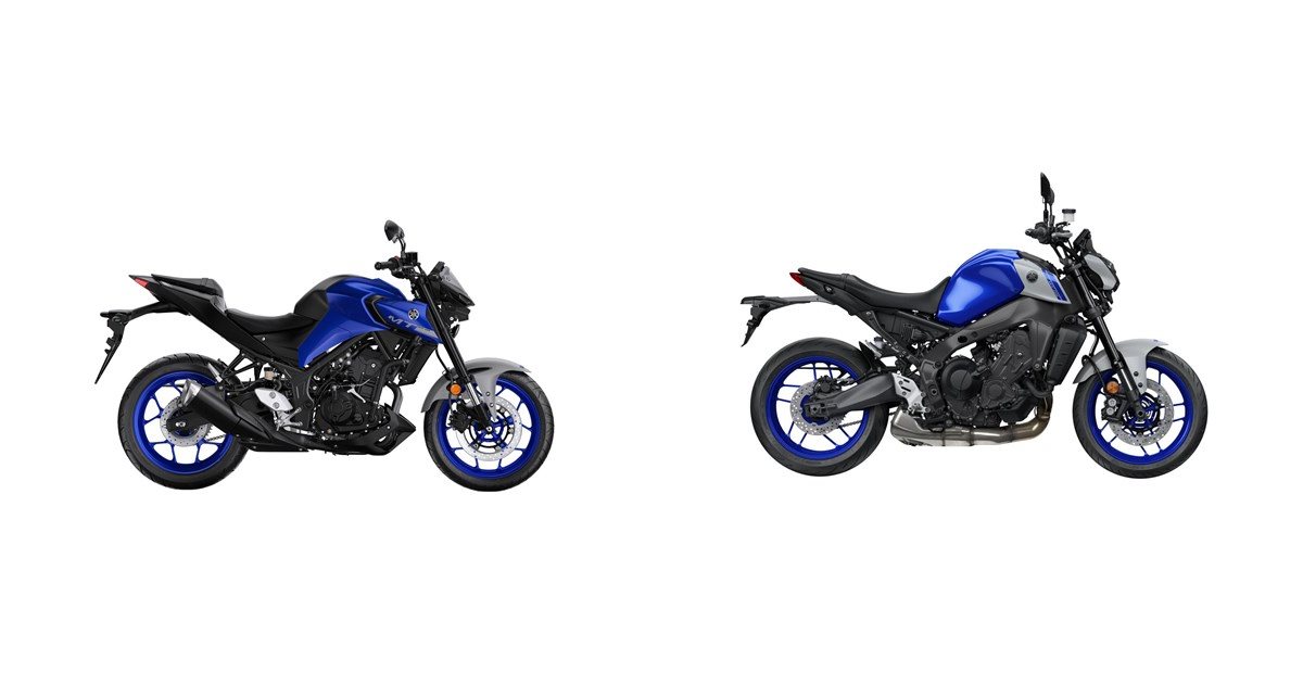 Yamaha MT-03 2020 vs Yamaha MT-09 2021