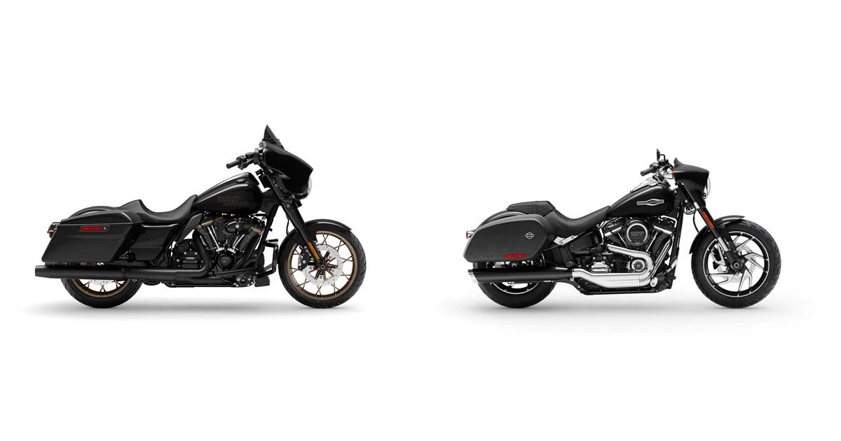 Harley-Davidson Touring Street Glide ST 2022 vs Harley-Davidson Softail ...