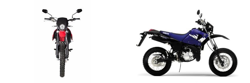 Motorrad Vergleich Malaguti XTM 125 Enduro 2020 vs. Yamaha DT 125 X 2005