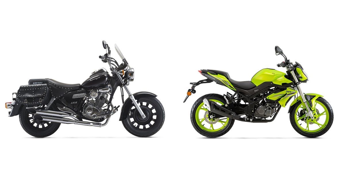 Motorrad Vergleich Keeway Superlight 125 2022 vs. Benelli BN 125 2022