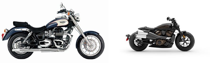 Motorrad Vergleich Triumph America 2010 vs. Harley-Davidson Sportster S ...