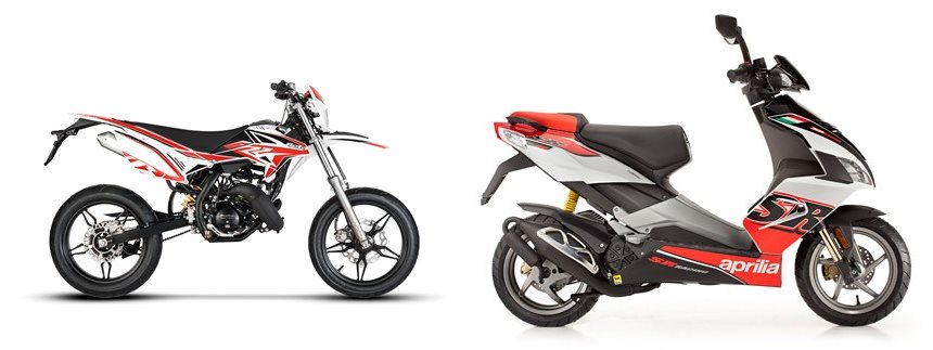 Motorrad Vergleich Beta Rr 50 Motard 2020 Vs Aprilia Sr 50 Factory I E