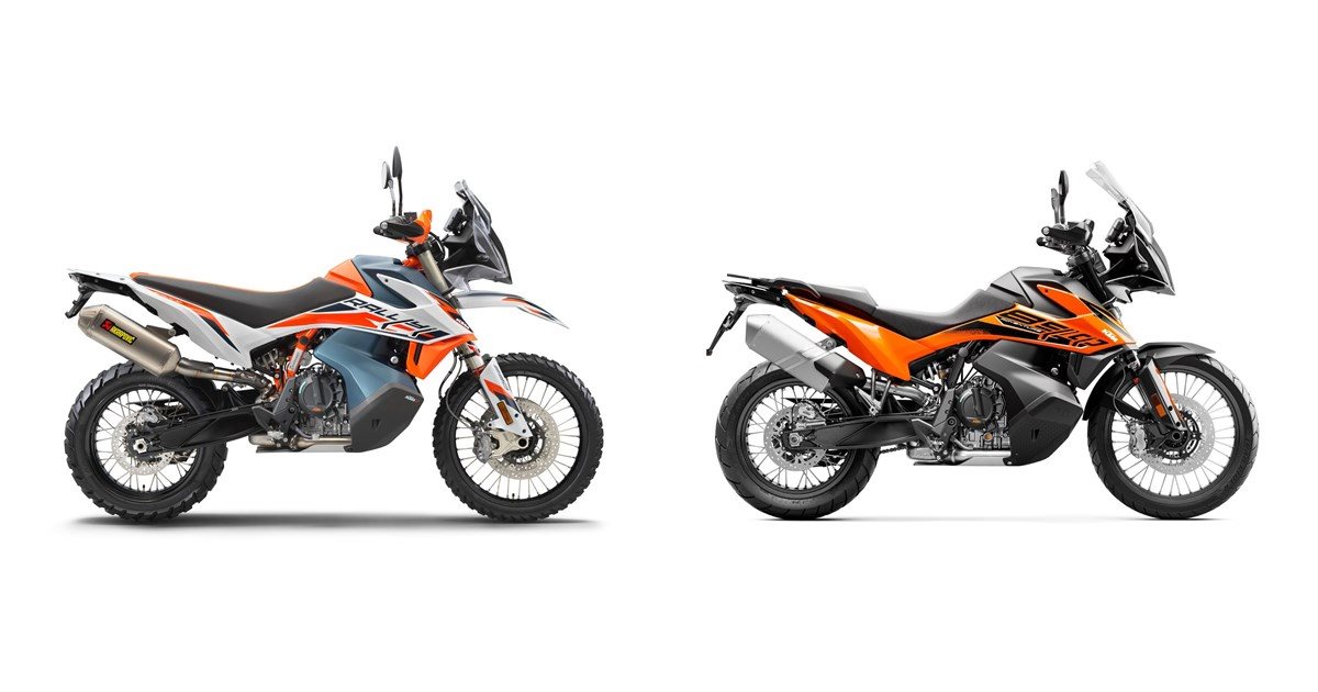KTM 890 Adventure R Rally 2021 vs KTM 890 Adventure 2022