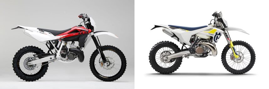 Motorrad Vergleich Husqvarna WR 300 2011 vs. Husqvarna TE 300i 2019