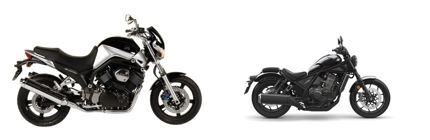 Motorrad Vergleich Yamaha BT 1100 Bulldog 2006 vs. Honda CMX1100 Rebel 2021
