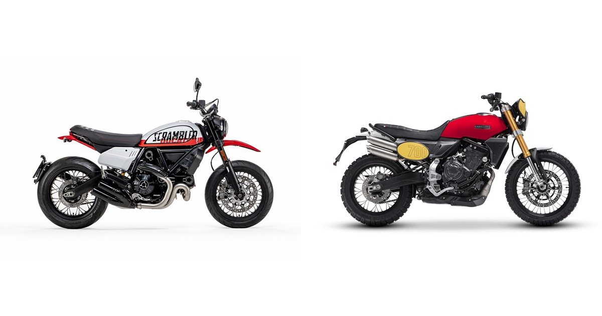 Ducati Scrambler Urban Motard 2022 vs Fantic Caballero 700 2023