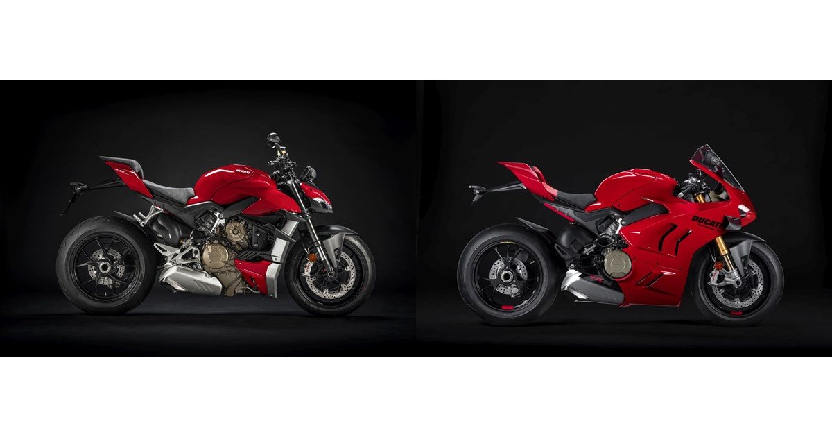 Ducati Streetfighter V4 2020 vs Ducati Panigale V4 S 2022