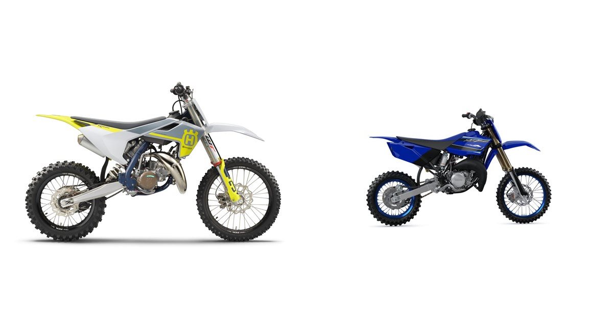 Motorrad Vergleich Husqvarna TC 85 2023 vs. Yamaha YZ85 2021