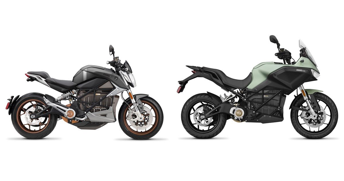 Motorrad Vergleich Zero SR/F 2021 vs. Zero DSR/X 2022