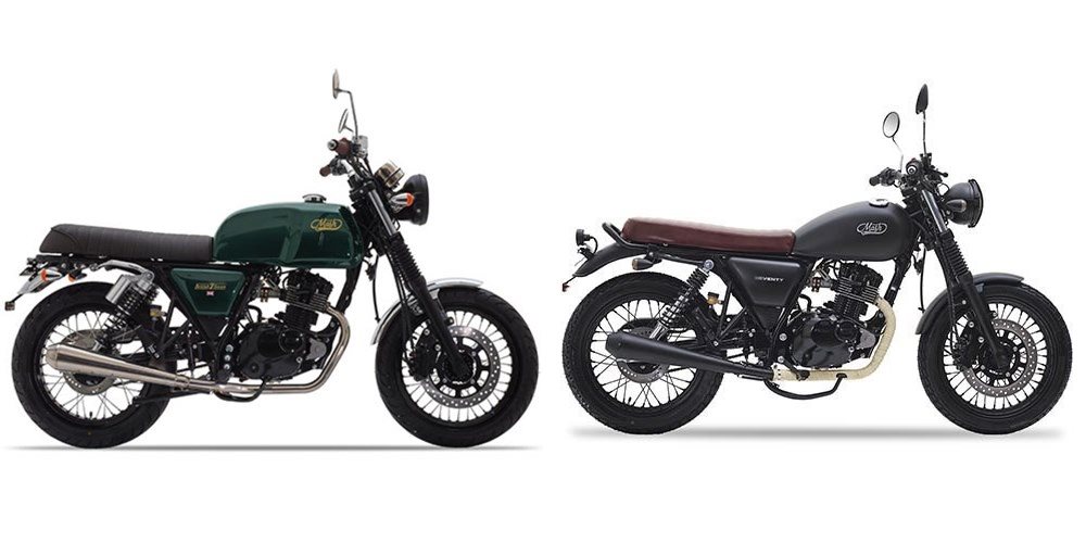 Motorrad Vergleich Mash British Seven 2022 vs. Mash Seventy 2022