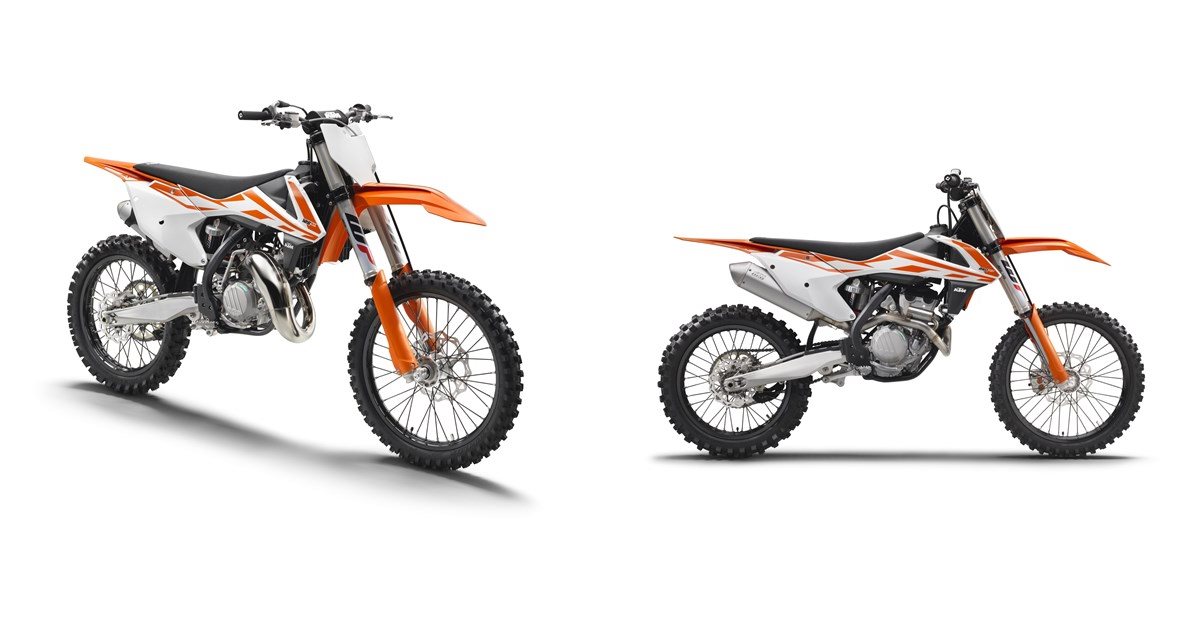 Motorrad Vergleich KTM 125 SX 2017 vs. KTM 250 SX-F 2017