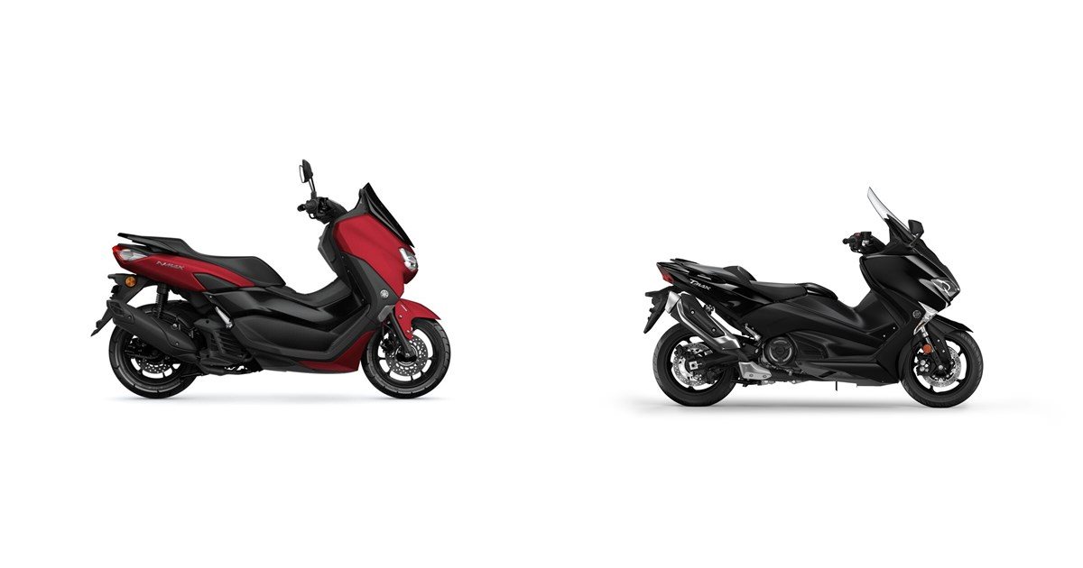 Comparaison des motos Yamaha NMAX 125 2021 VS. Yamaha TMAX 2017
