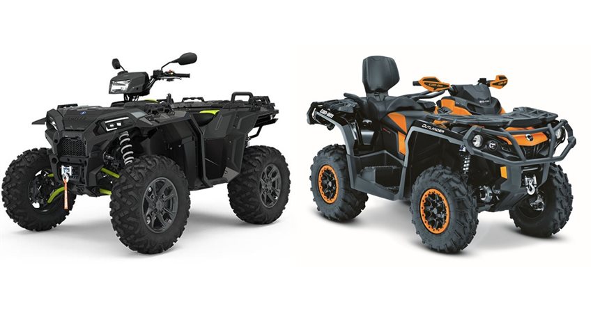 Motorrad Vergleich Polaris Sportsman XP 1000 S 2022 vs. Can-Am ...