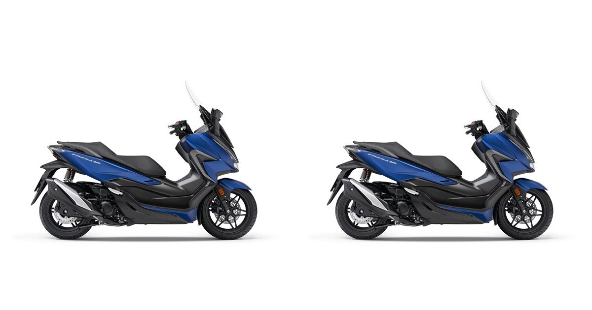 Comparaison des motos Honda Forza 350 2022 VS. Honda Forza 350 2022