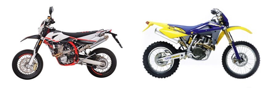 SWM SM 500 R 2022 vs Husqvarna SMR 510 2006