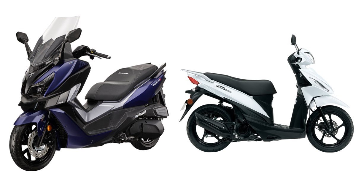 Motorrad Vergleich Sym Cruisym 125 2022 vs. Suzuki Address 110 2021
