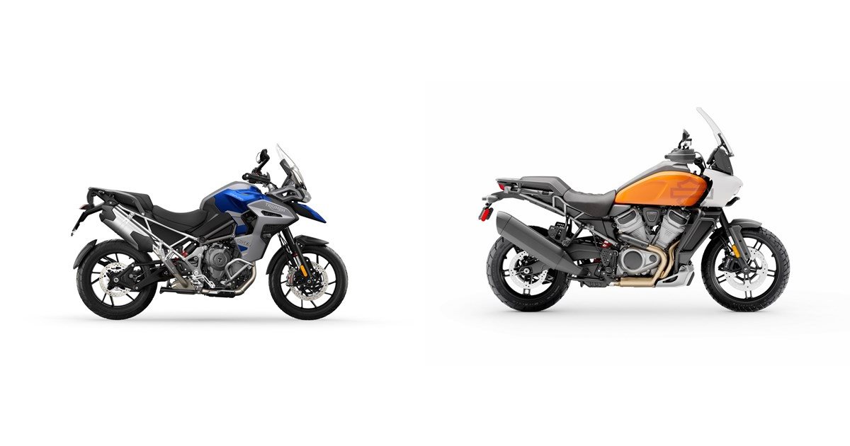 Triumph Tiger 1200 GT Explorer 2022 vs Harley-Davidson Pan America 1250 ...