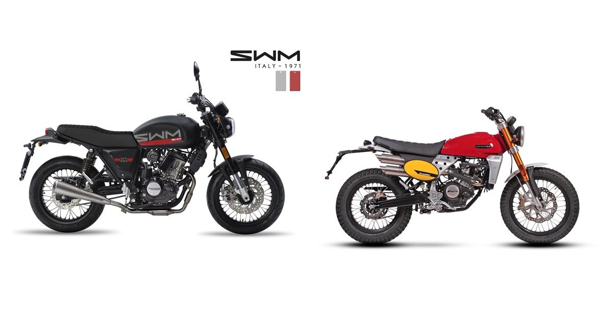 Comparaison des motos SWM Ace of Spades 125 2022 VS. Fantic Caballero ...